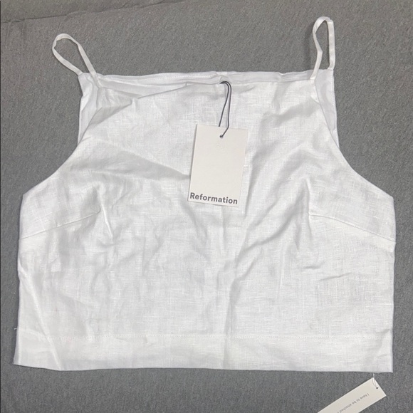 Reformation | Tops | Reformation White Camisole Top | Poshmark